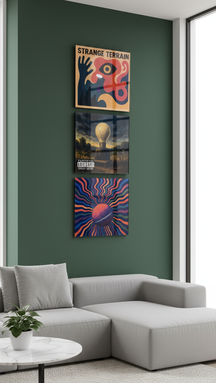 12X12 Glass Print (Glass Album Cover) – Frameless